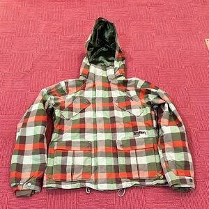 Burton | Jackets & Coats | Burton Womens Medium Plaid Ski Snowboard ...